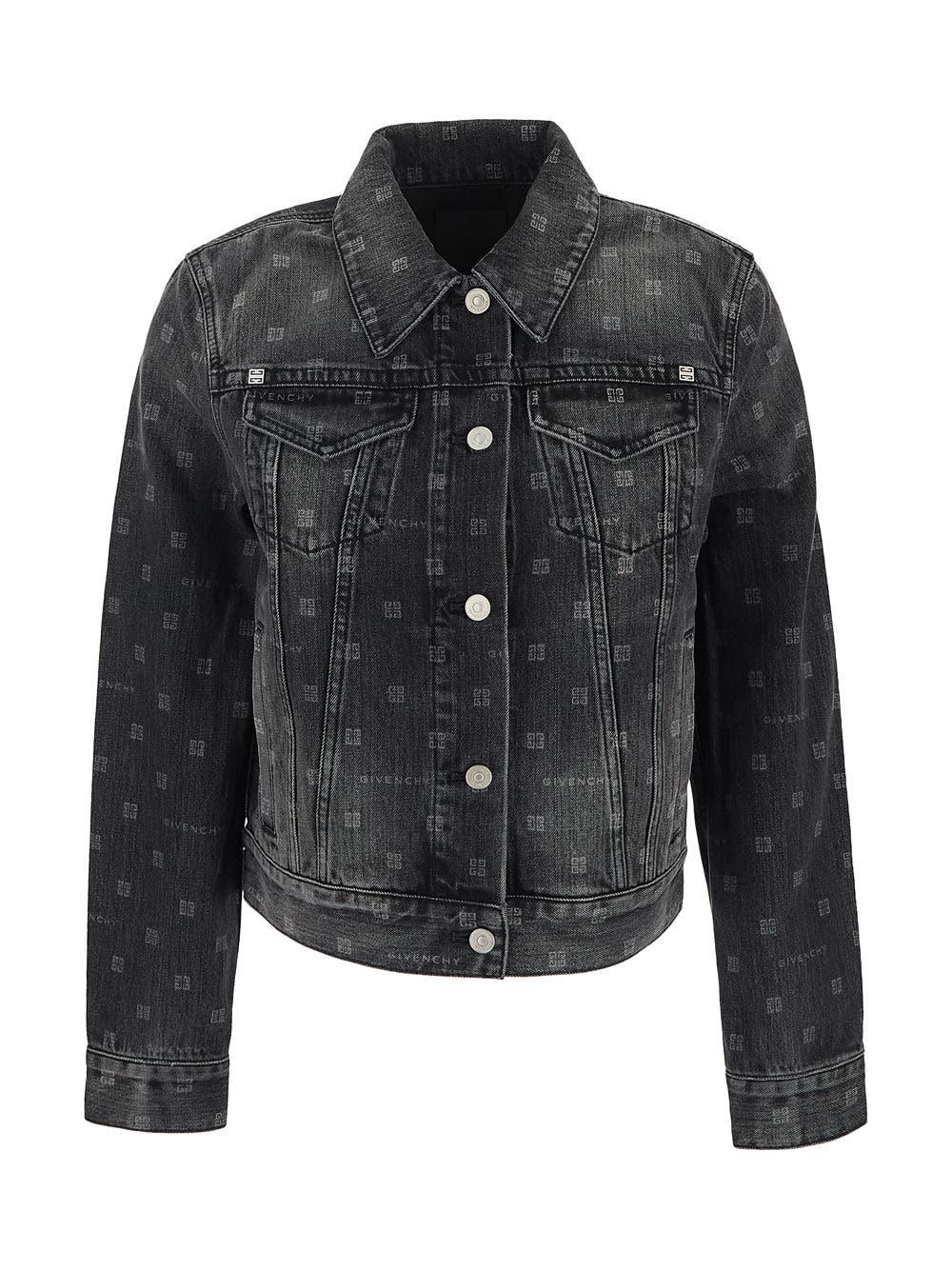 Givenchy Black Denim Jacket | Lyst Givenchy Black Denim Jacket | Lyst