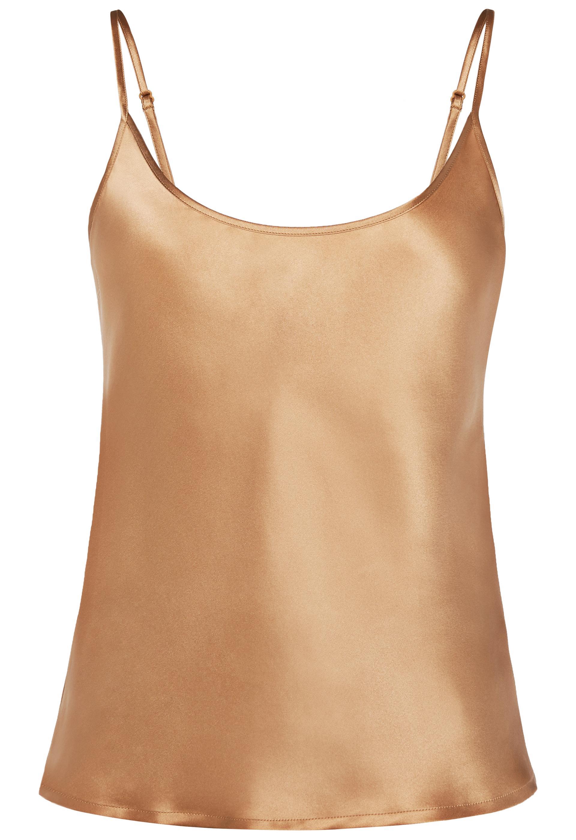 La Perla Silk Caramel Silk Pyjama Top In Nude Natural Lyst