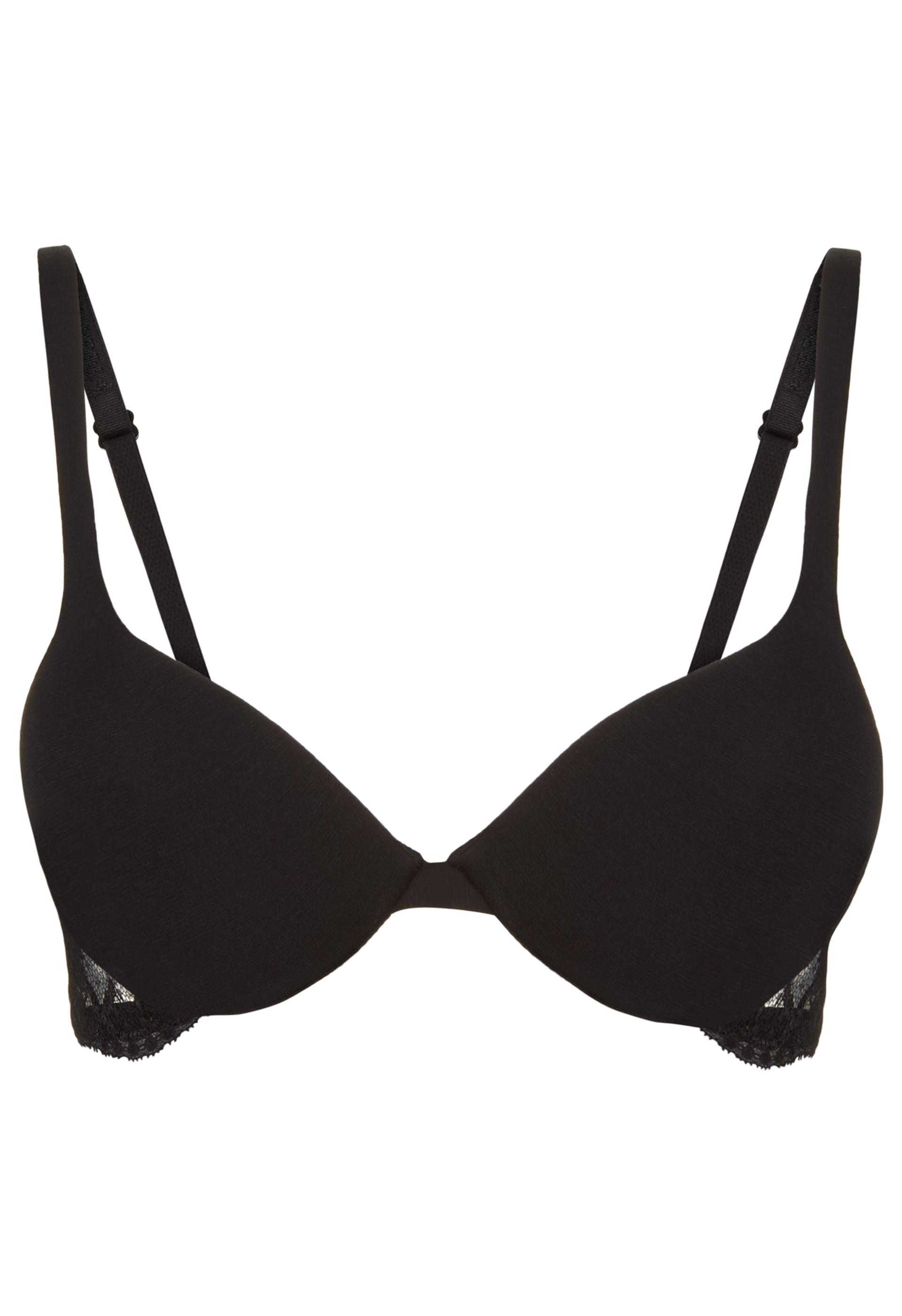 La Perla Souple Black Cotton Push Up Bra Lyst