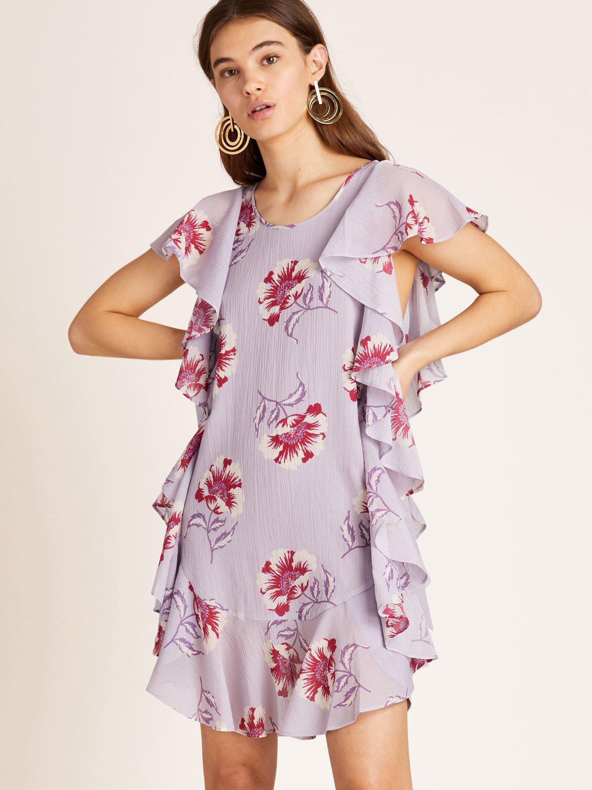 Morgan Lane Cotton Delphine Dress In Lilac in Purple - Lyst