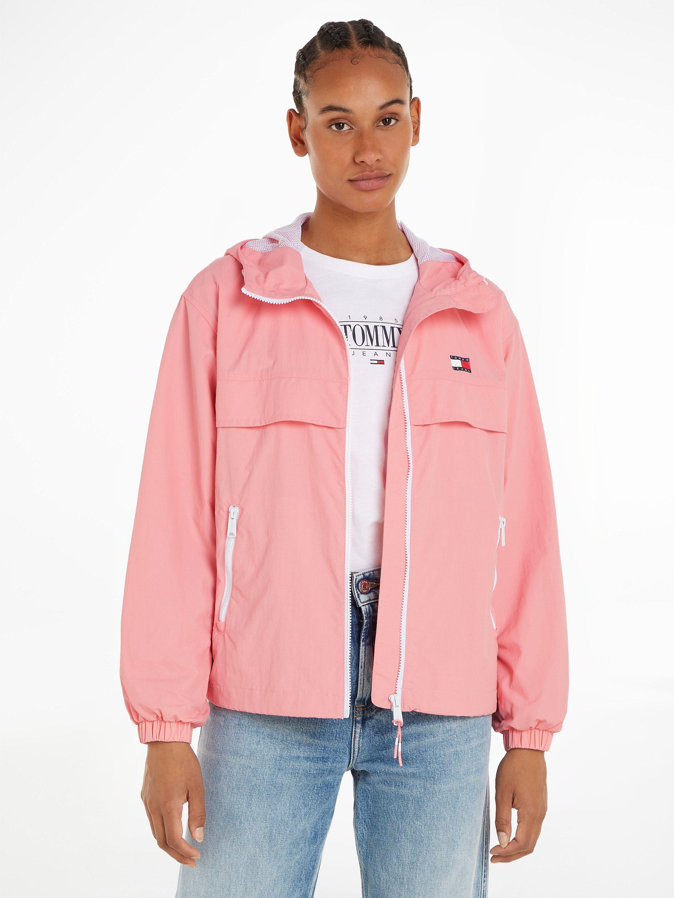 Tommy Hilfiger TJW CHICAGO WINDBREAKER EXT mit kontrastfarbenen ReiBverschlussen in Pink Lyst DE