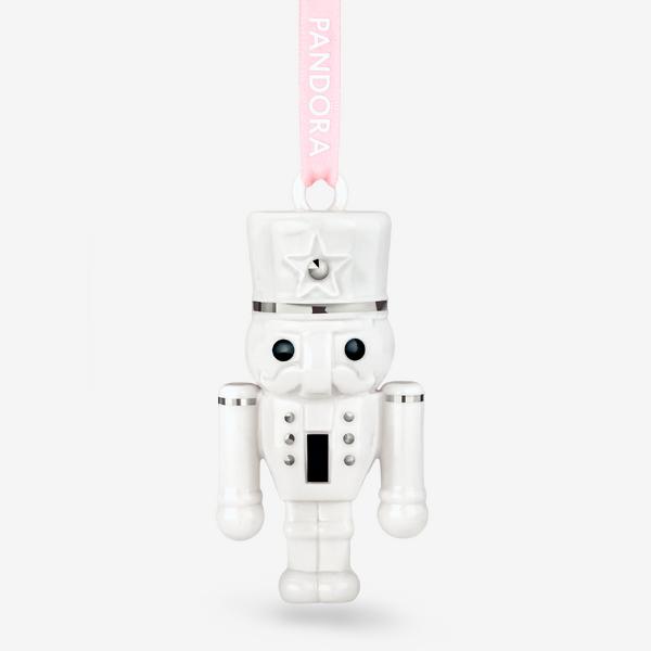 PANDORA Limited Edition Nutcracker Christmas Ornament in White | Lyst UK