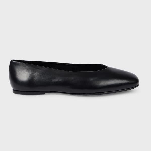 Paul Smith Leather 'Topanga' Ballet Flats in Black | Lyst UK