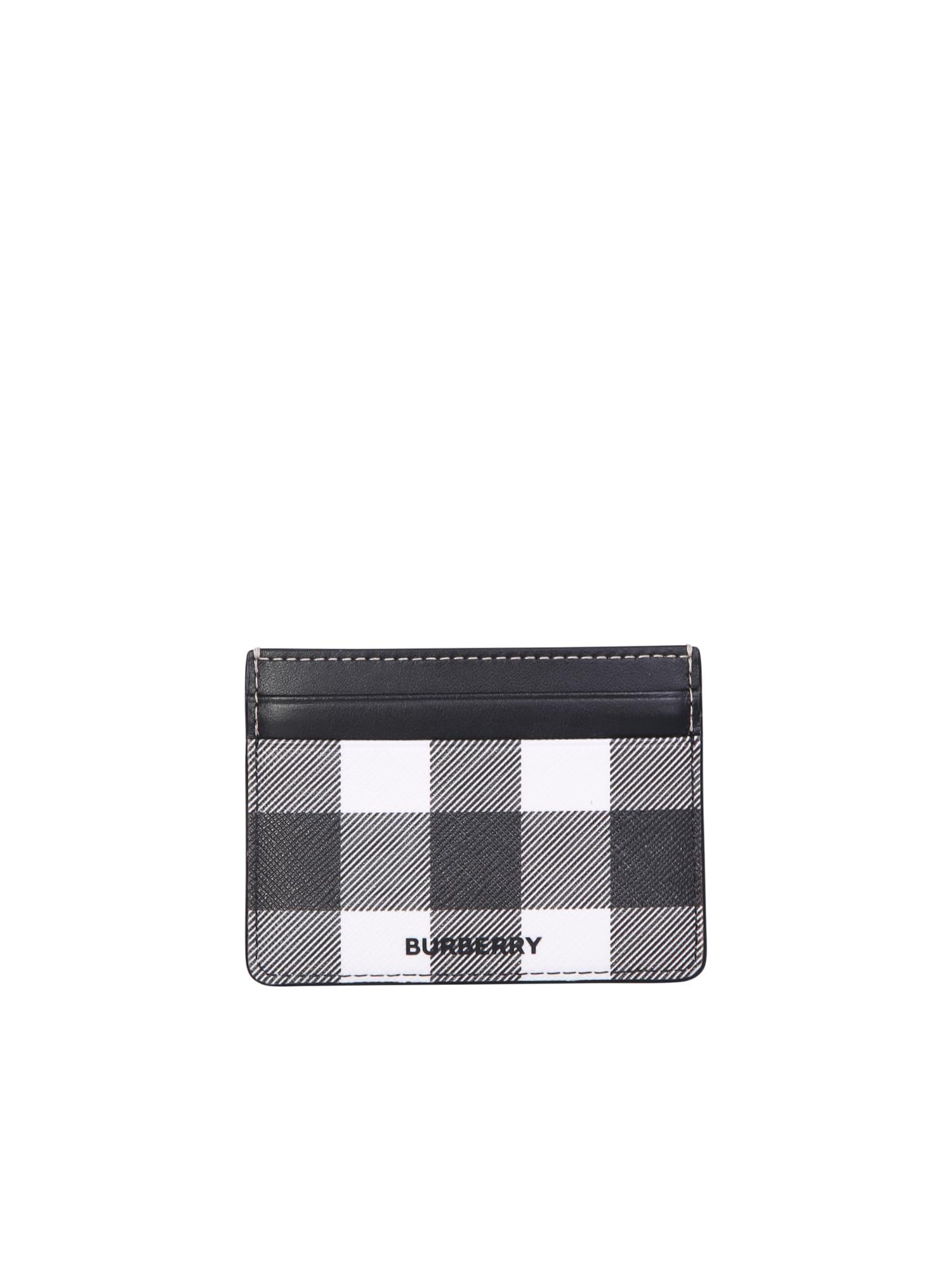 Burberry Sandon Card Case With 's Iconic Check Pattern in White for Men ...