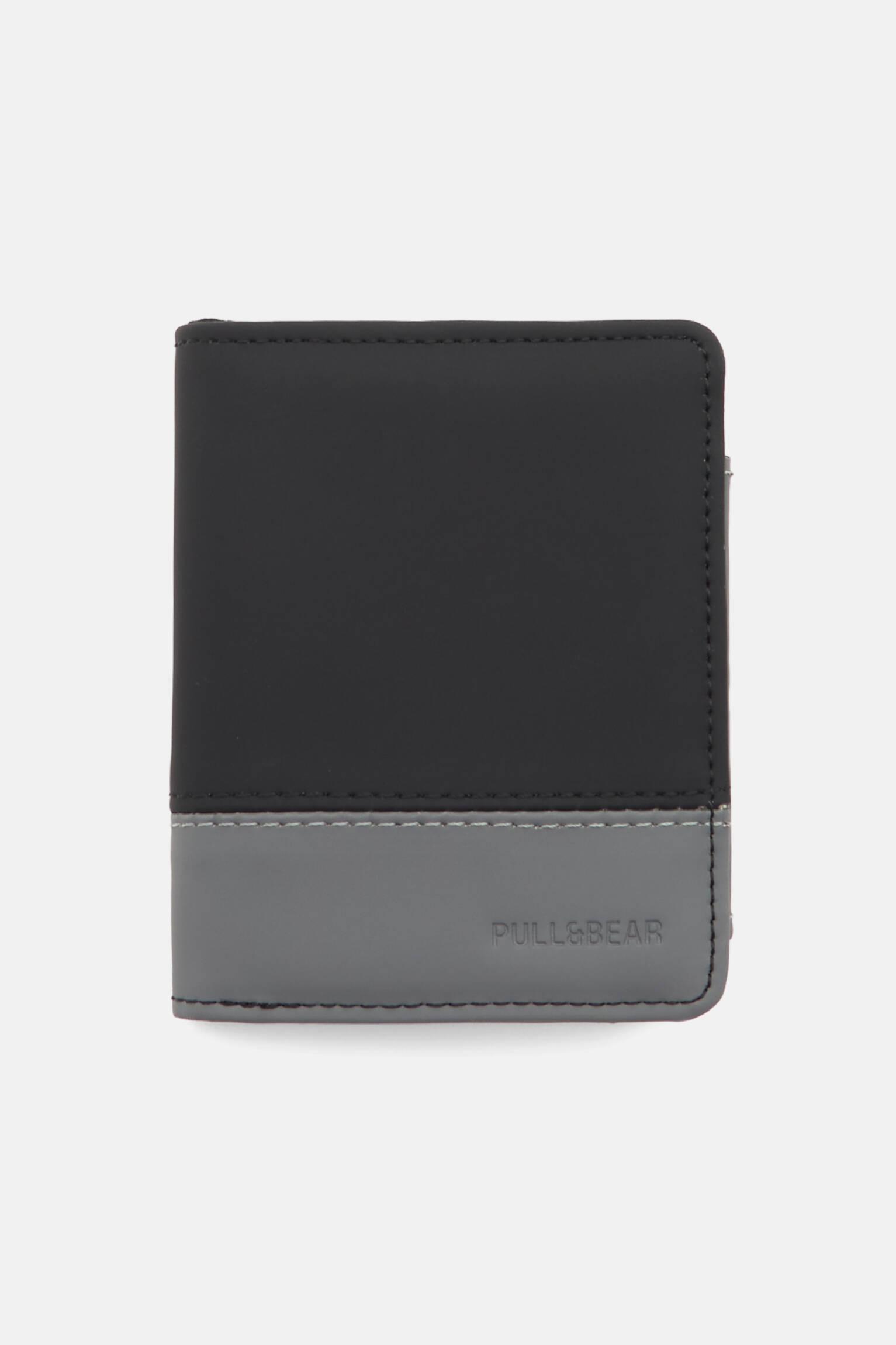 Pull&Bear Wallet With Contrast Panels in Black for Men | Lyst UK