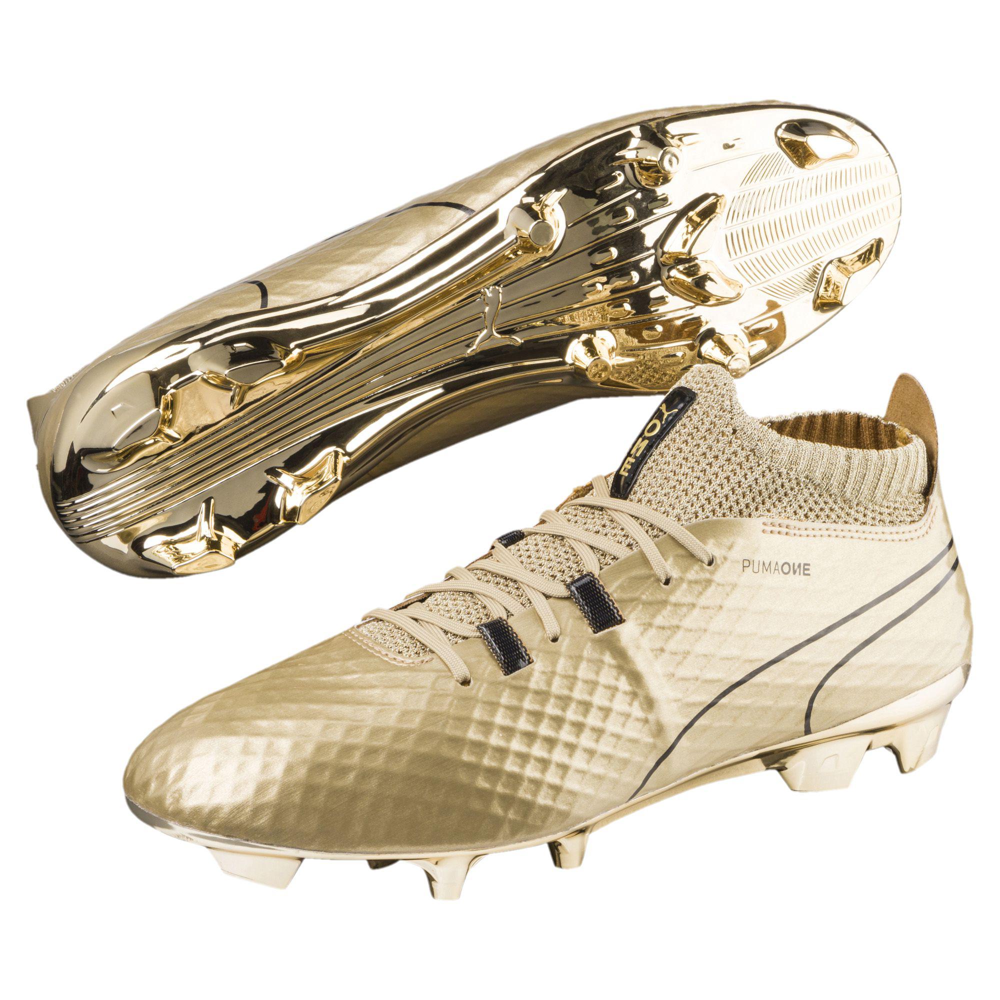 PUMA One Gold Fg Men s Soccer Cleats In Metallic For Men Lyst PUMA One Gold Fg Men s Soccer Cleats In Metallic For Men Lyst