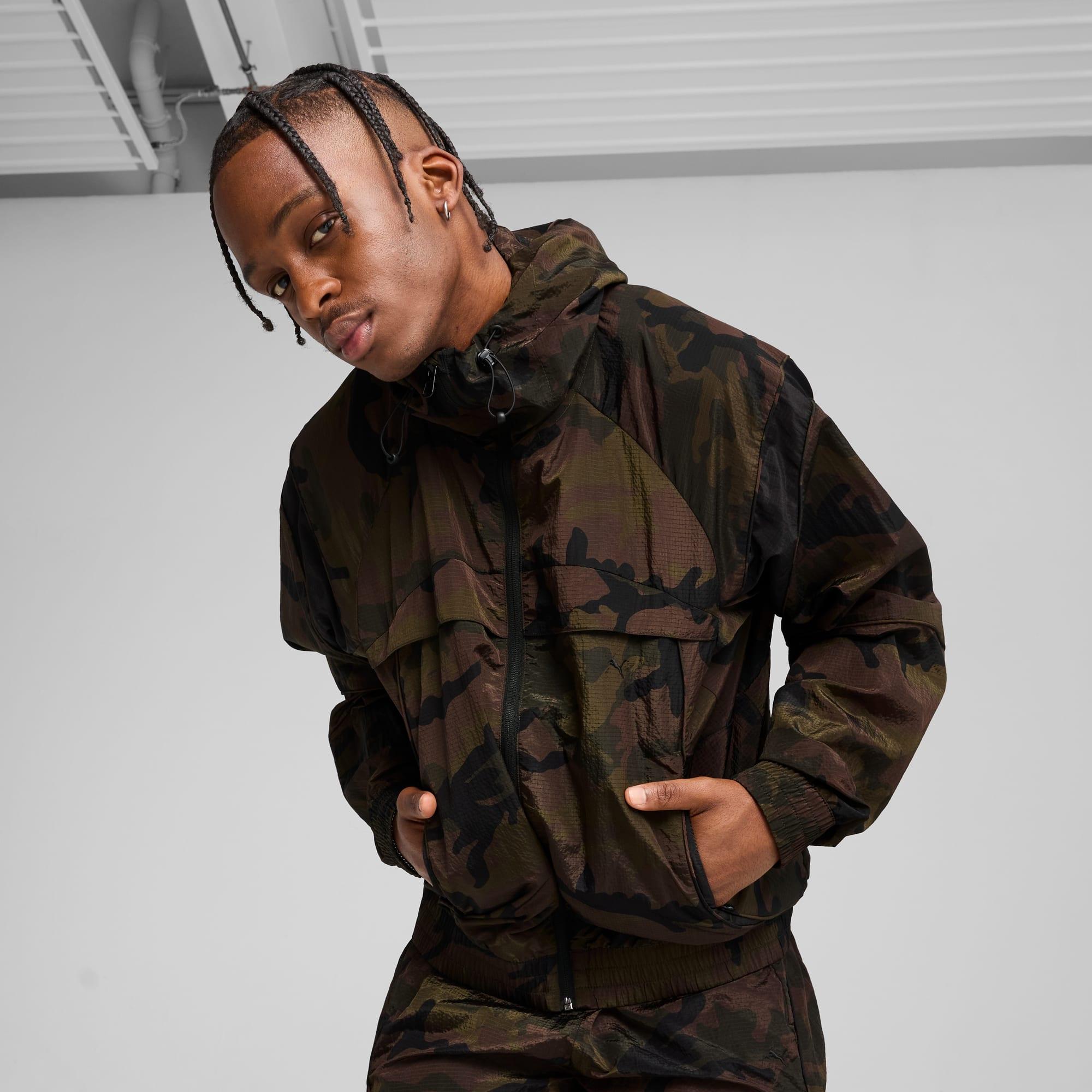 Puma camouflage jacket store