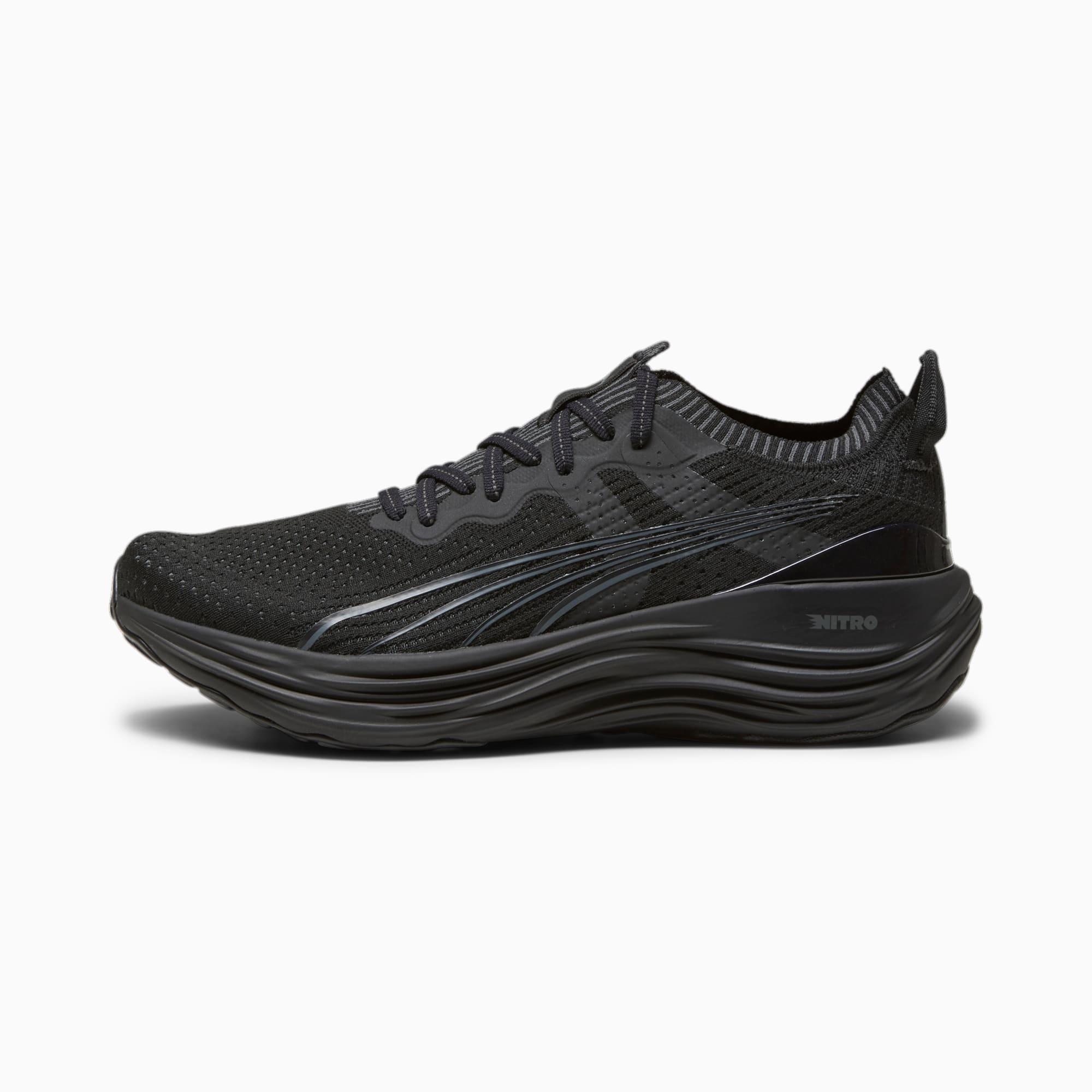 PUMA Foreverrun Nitro Knit Running Shoes in Black for Men | Lyst UK