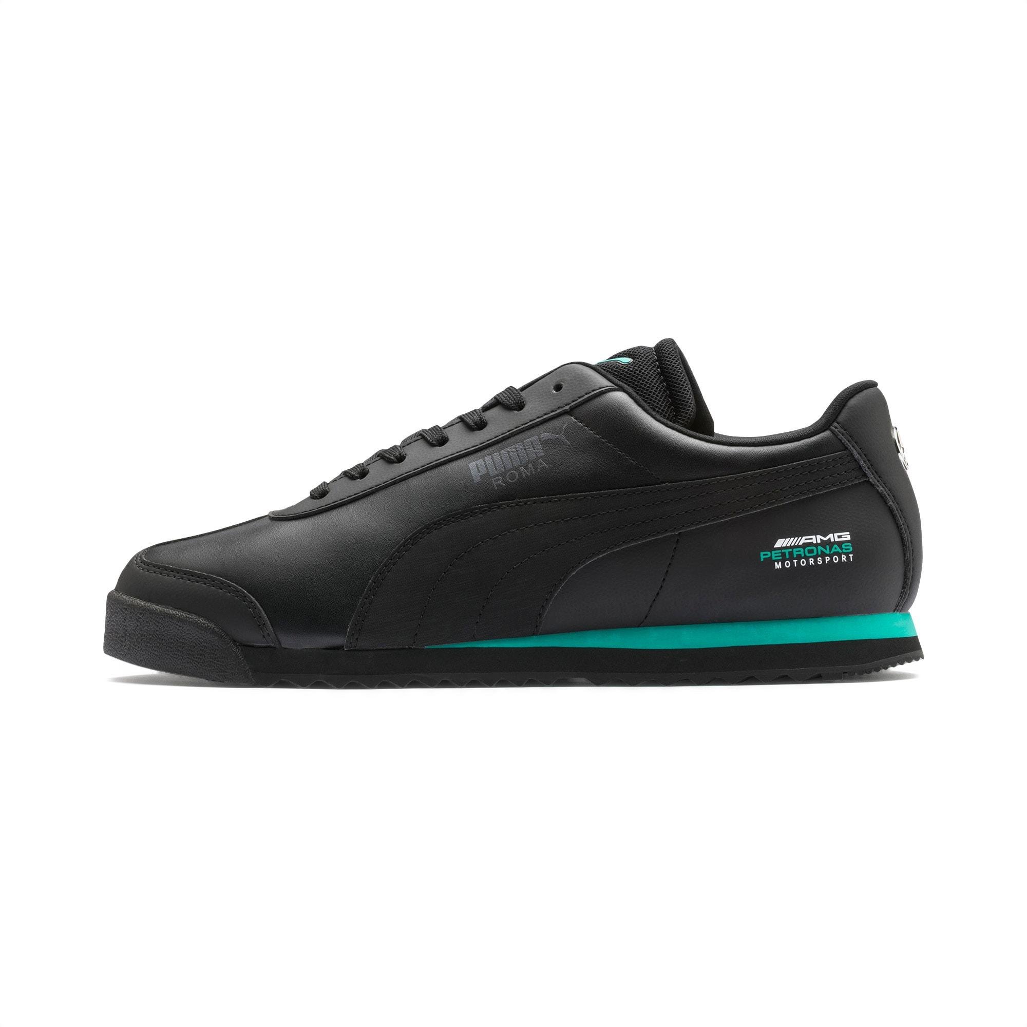PUMA Leather Mercedes Amg Petronas Roma Men's Sneakers in 01 (Black ...