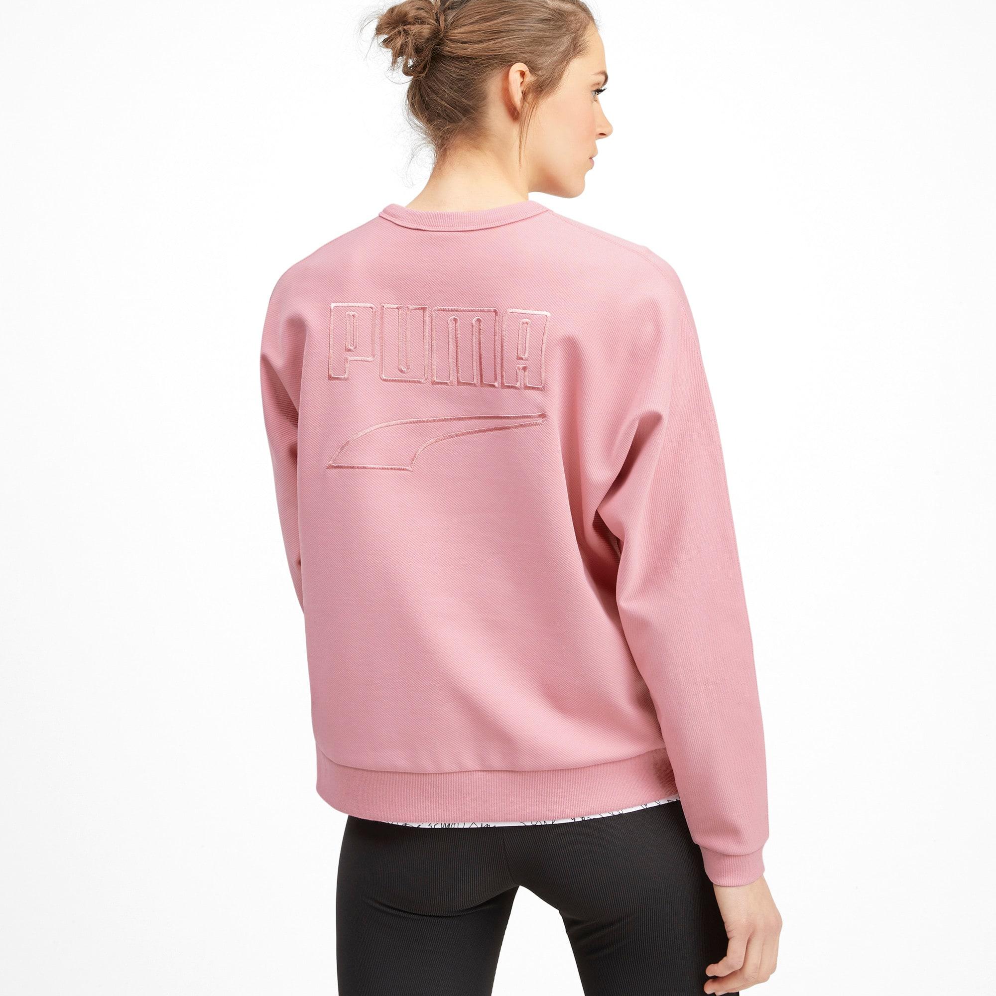 PUMA Synthetic Downtown Women's Crewneck Sweatshirt in Pink - Lyst
