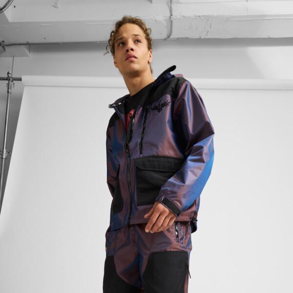 PUMA X Lamelo Ball Iridescent Woven Basketball Jacket in Blue for Men ...
