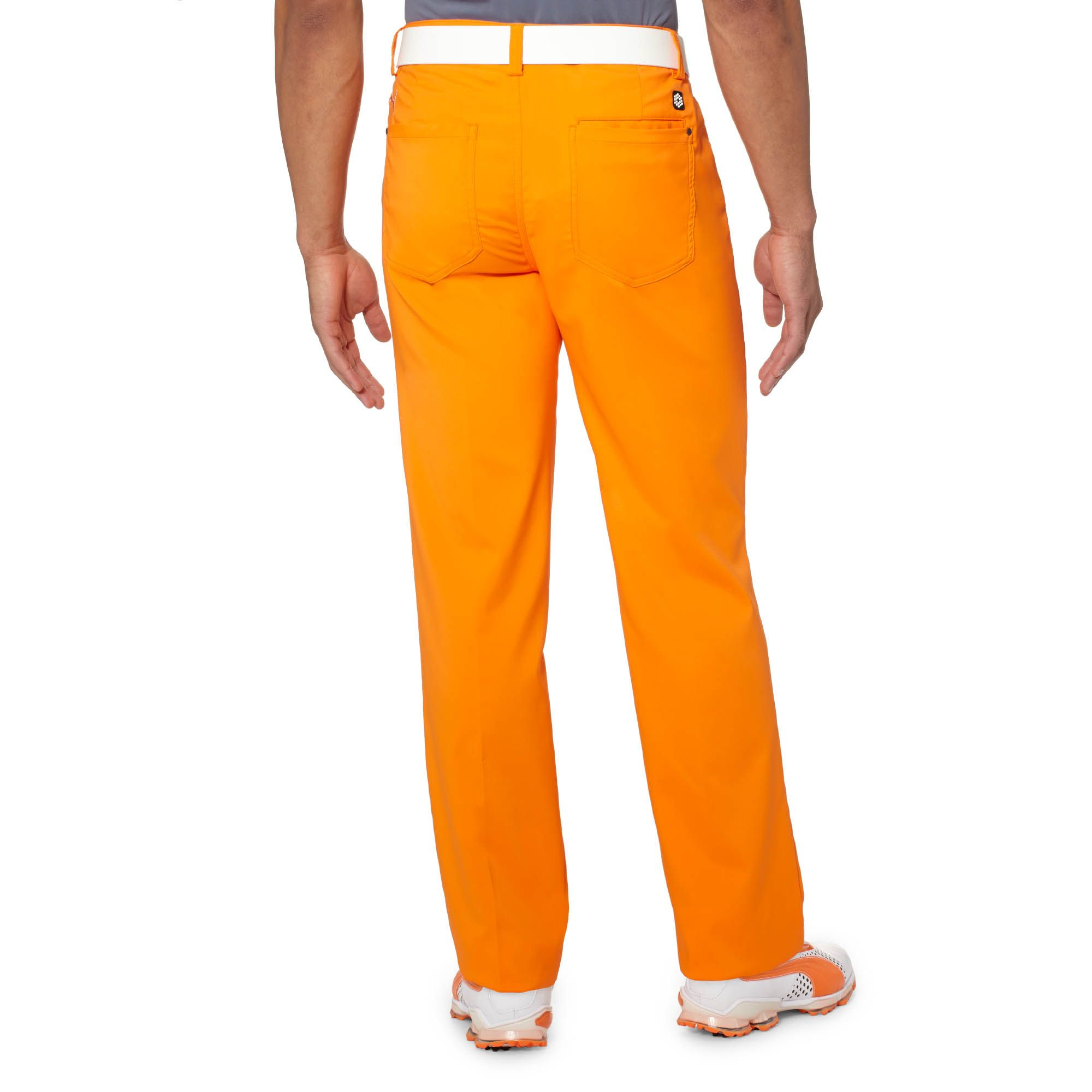 PUMA Synthetic 6 Pocket Golf Pants in Orange for Men - Lyst