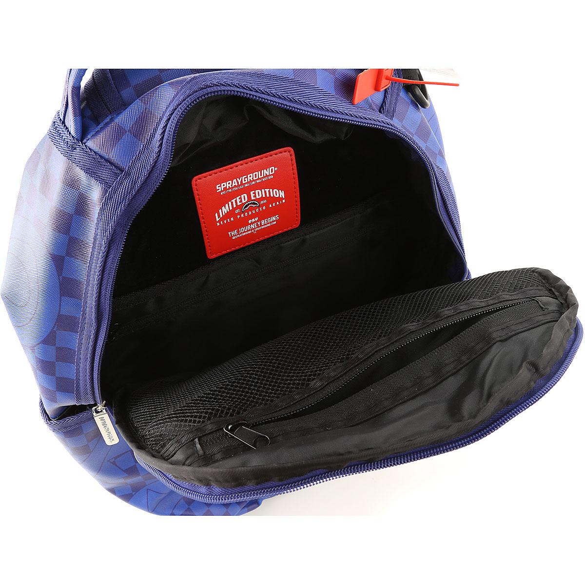 Sprayground Rubber Backpack For Men in Blue for Men - Lyst
