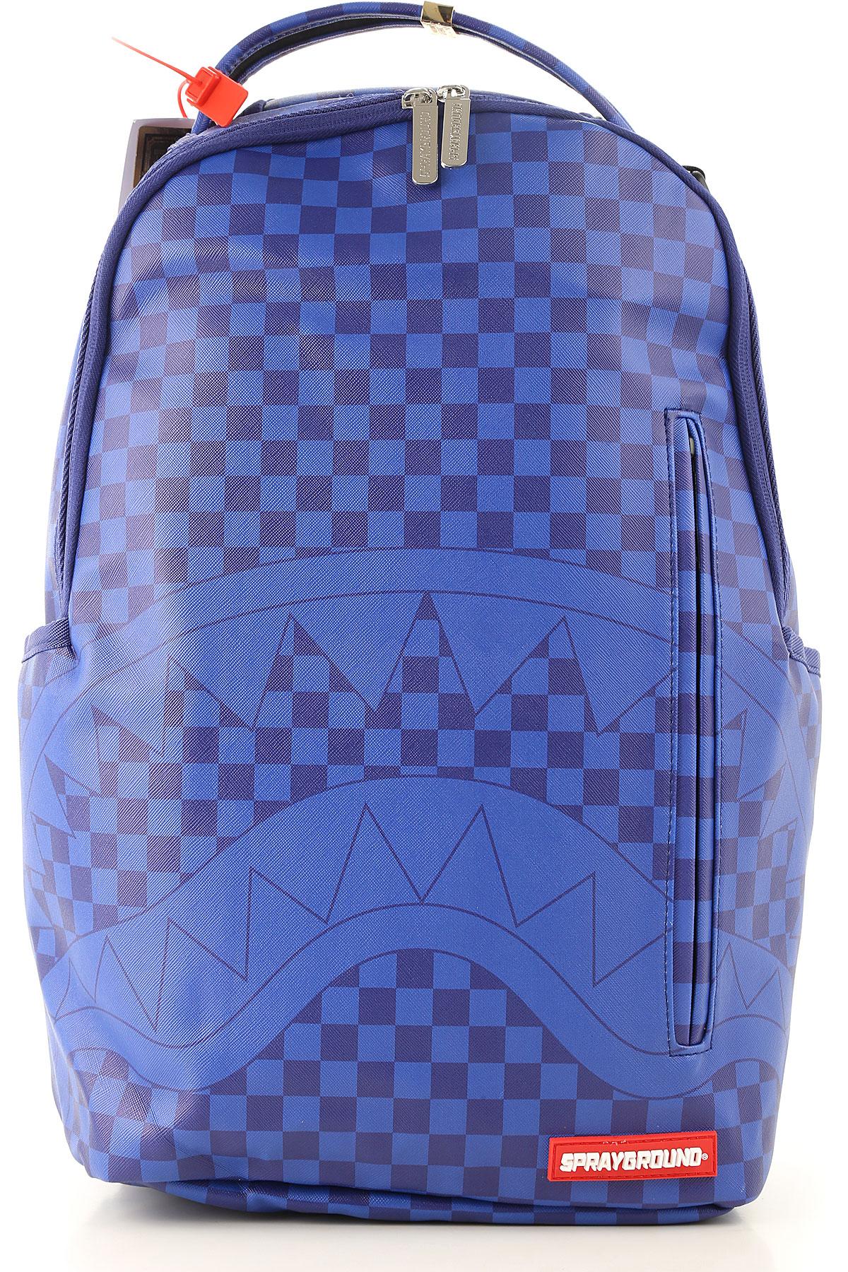 Sprayground Rubber Backpack For Men in Blue for Men - Lyst