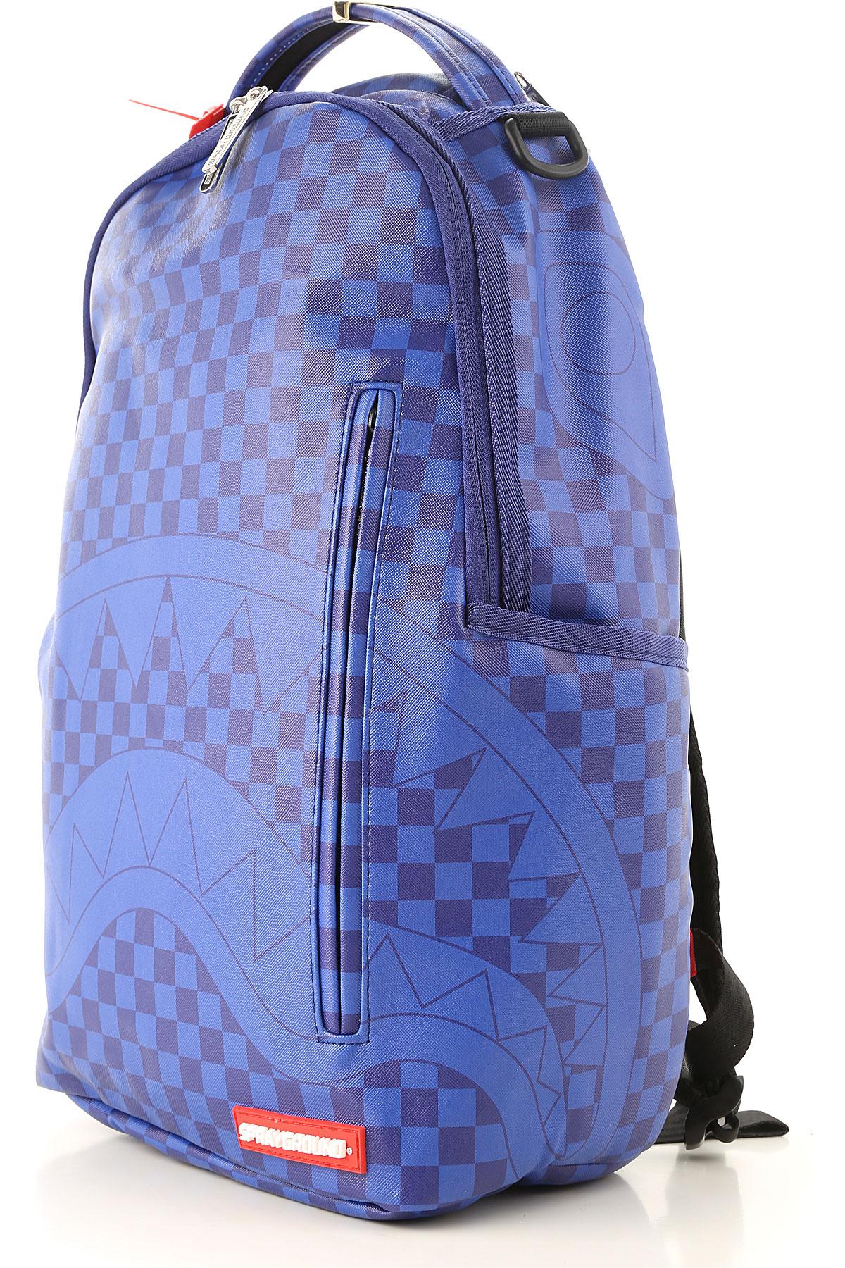 Sprayground Rubber Backpack For Men in Blue for Men - Lyst