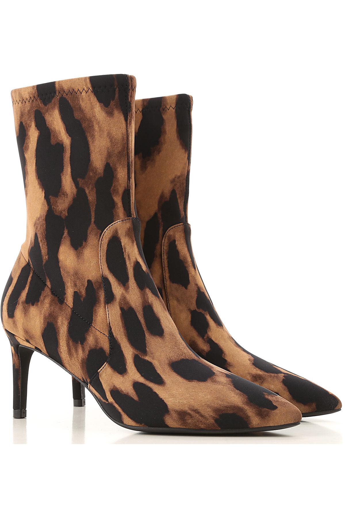 Stuart Weitzman Leather 75mm Pointed Leopard Print Boots In Brown