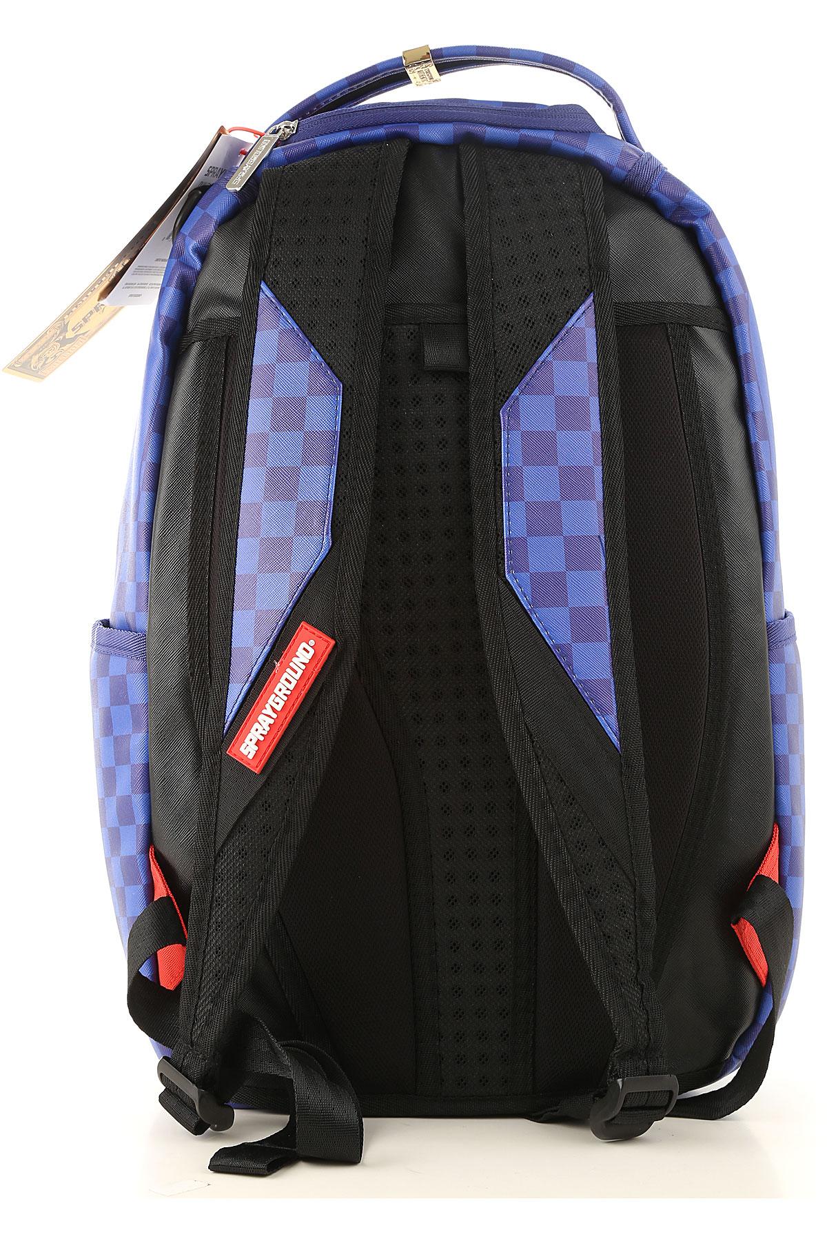 Sprayground Rubber Backpack For Men in Blue for Men - Lyst