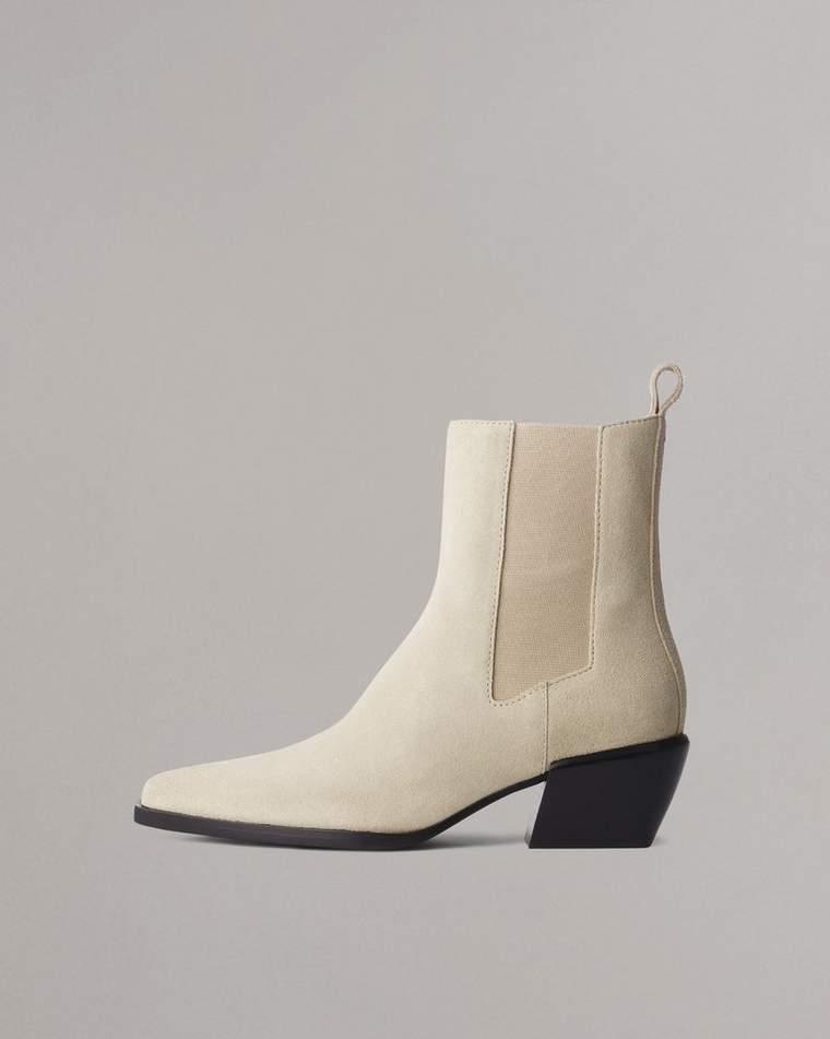 Rag & Bone Footwear > Boots Joni Suede Chelsea Boot Boots in Natural | Lyst