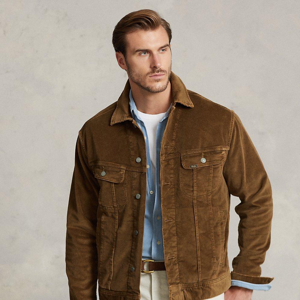 Ralph Lauren Corduroy Collar Jackets Vtg Polo Ralph Lauren Men’s Size Large Navy Blue Bomber ...