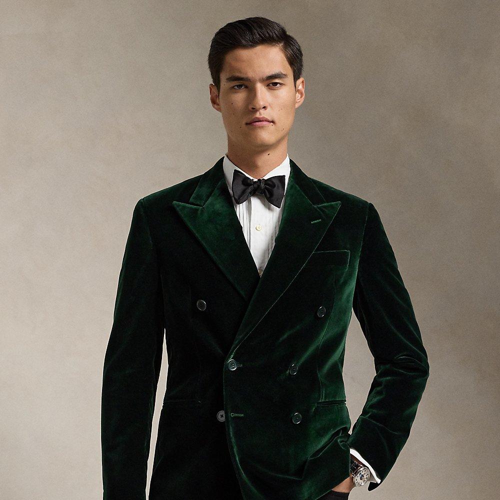 Polo Ralph Lauren Polo Tailored Velvet Jacket in Black for Men | Lyst