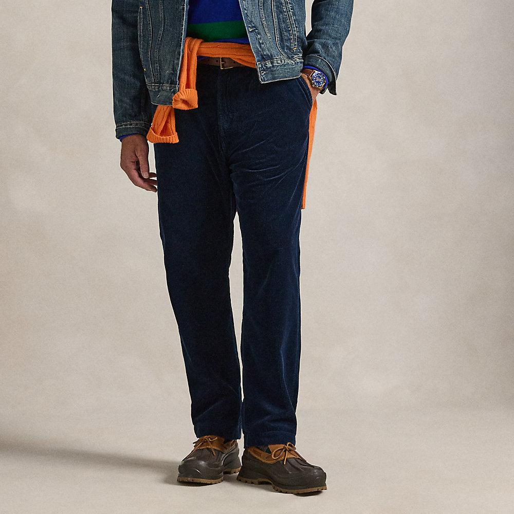 Polo Ralph Lauren Ralph Lauren Classic Fit Pleated Corduroy Pant in Blue for Men | Lyst