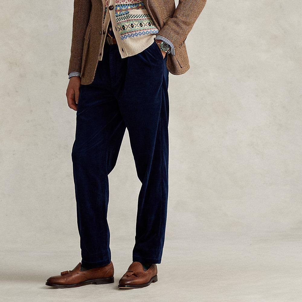 Polo Ralph Lauren Whitman Relaxed Fit Corduroy Trouser in Blue for Men ...