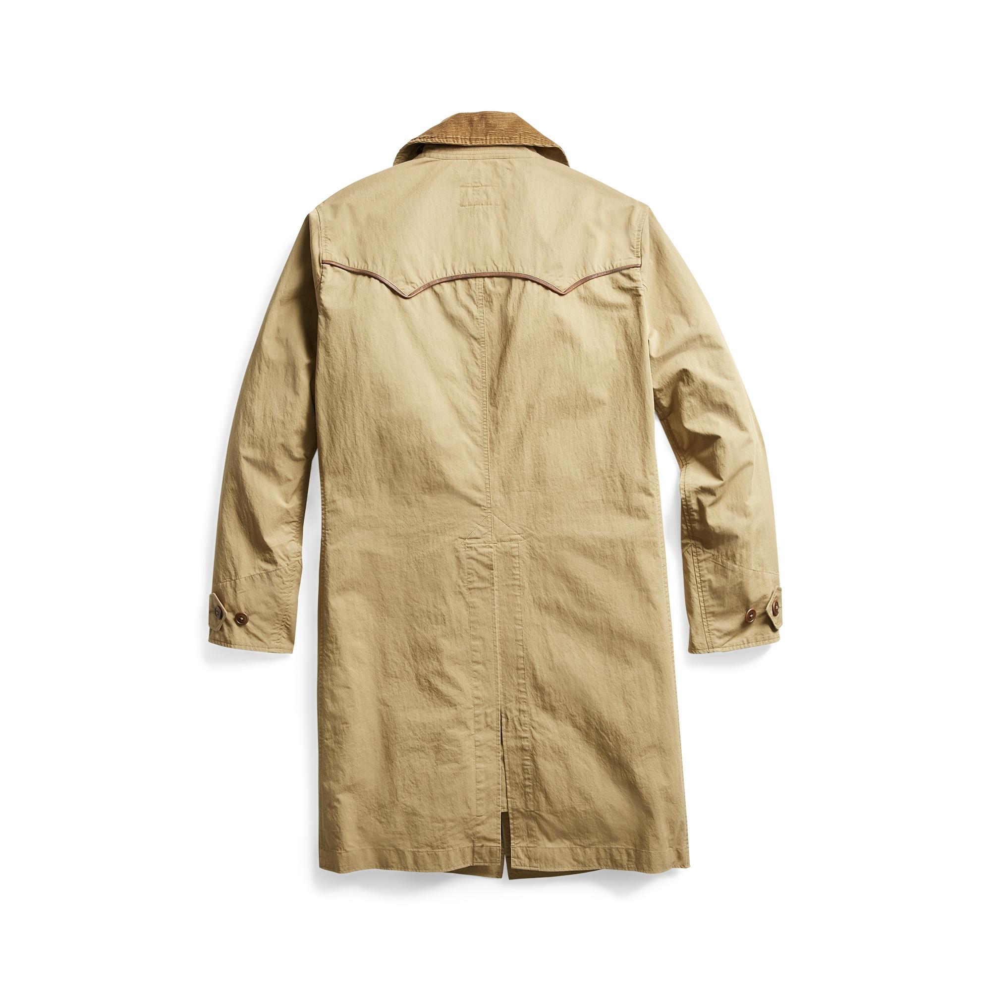 RRL Cotton Western Duster Jacket in Khaki (Natural) for Men - Lyst