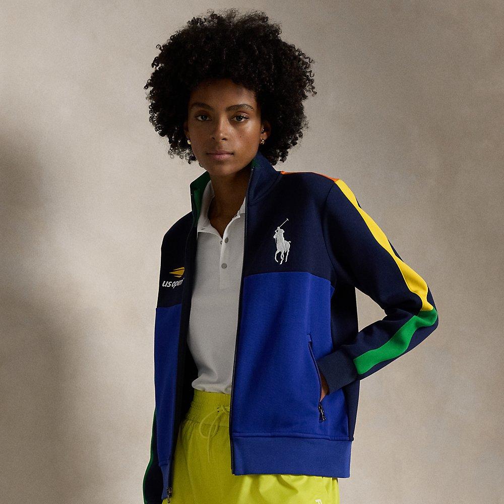 Ralph Lauren Us Open Ball Crew Double-knit Jacket in Blue | Lyst