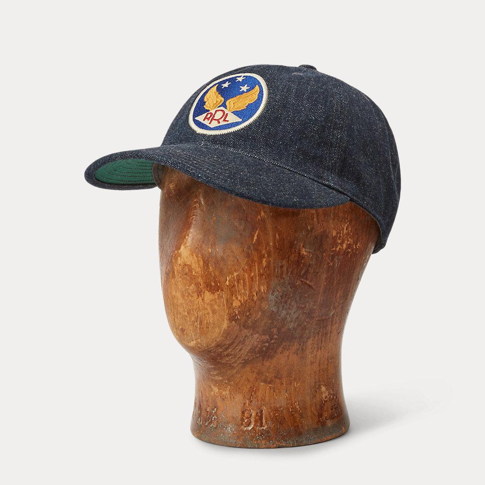 Ralph Lauren Ralph Lauren Winged-logo Denim Ball Cap in Blue for Men | Lyst