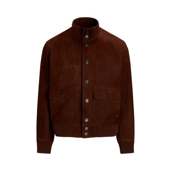 Polo Ralph Lauren Suede Jacket in Brown for Men | Lyst UK