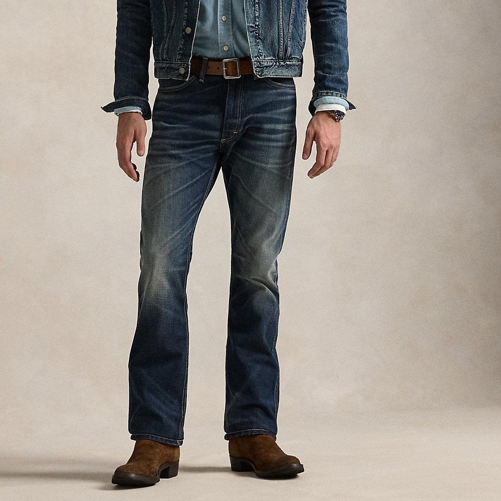 Ralph Lauren Heritage Rider Distressed Jean in Blue for Men | Lyst