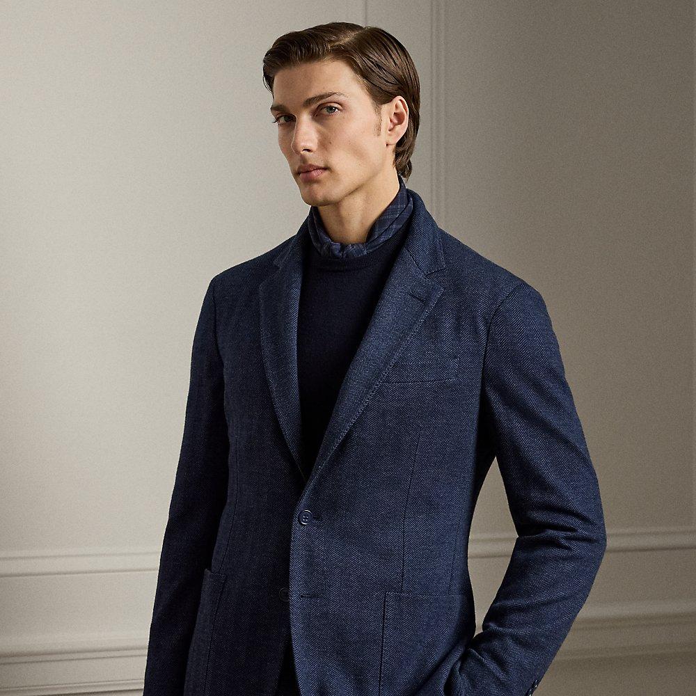 Ralph Lauren Ralph Lauren Hadley Hand-tailored Herringbone Jacket in ...