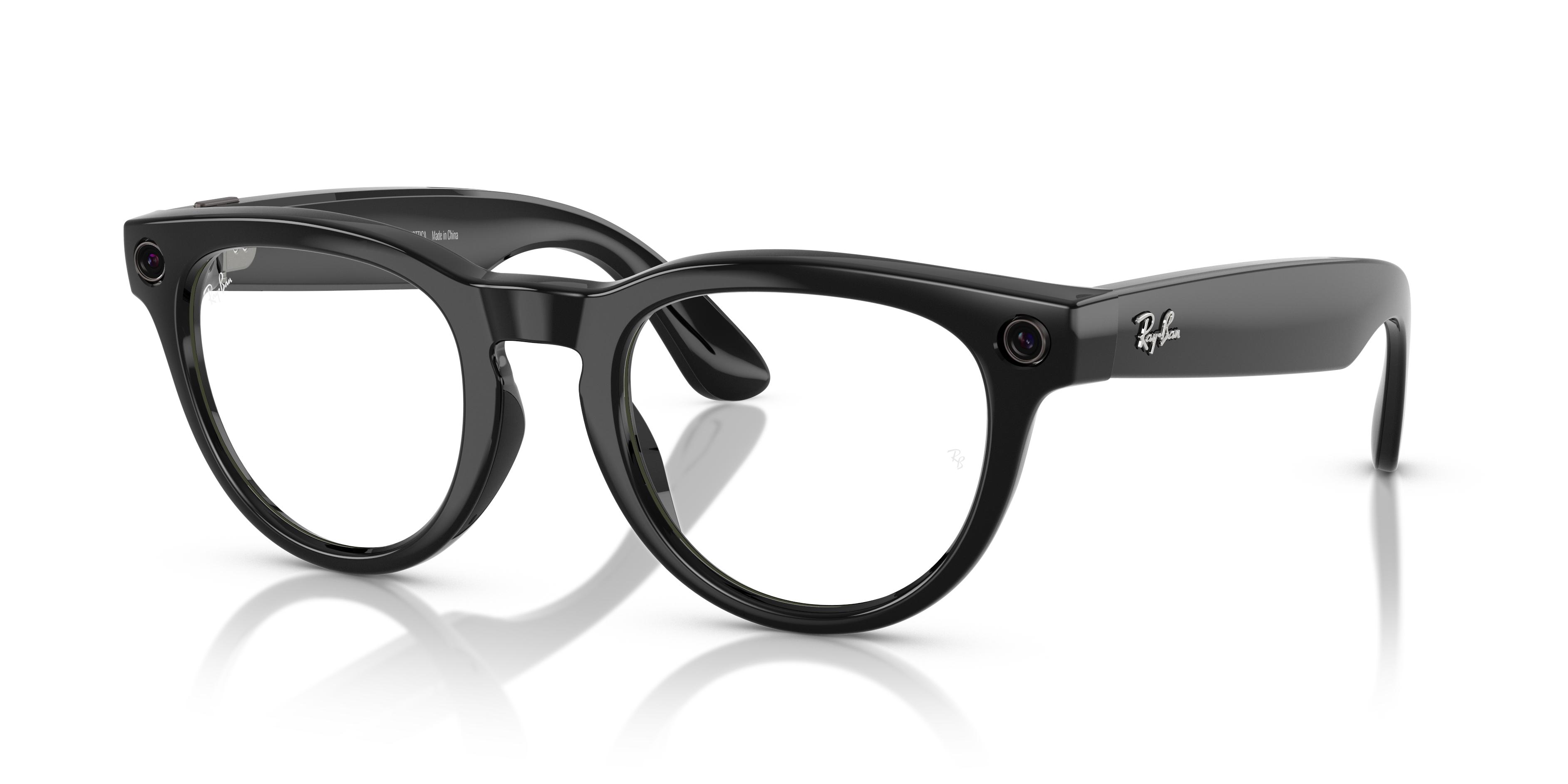 Ray-Ban Smart Glasses | Meta Low Bridge Fit Headliner Frame Blue Lenses ...