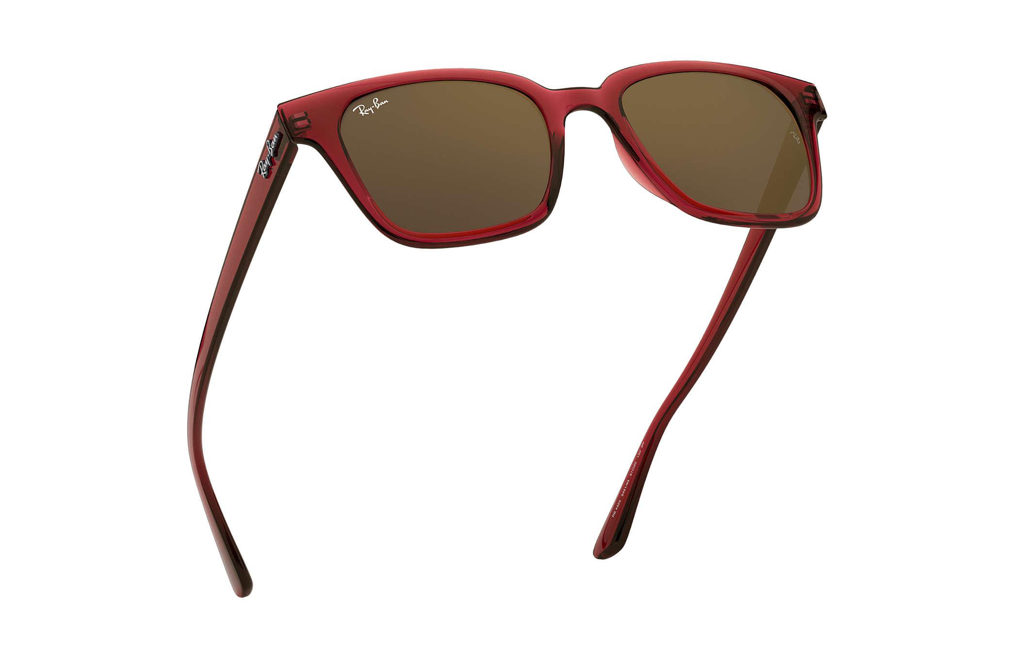 Ray-Ban Rb4323 Transparent Red - Lyst