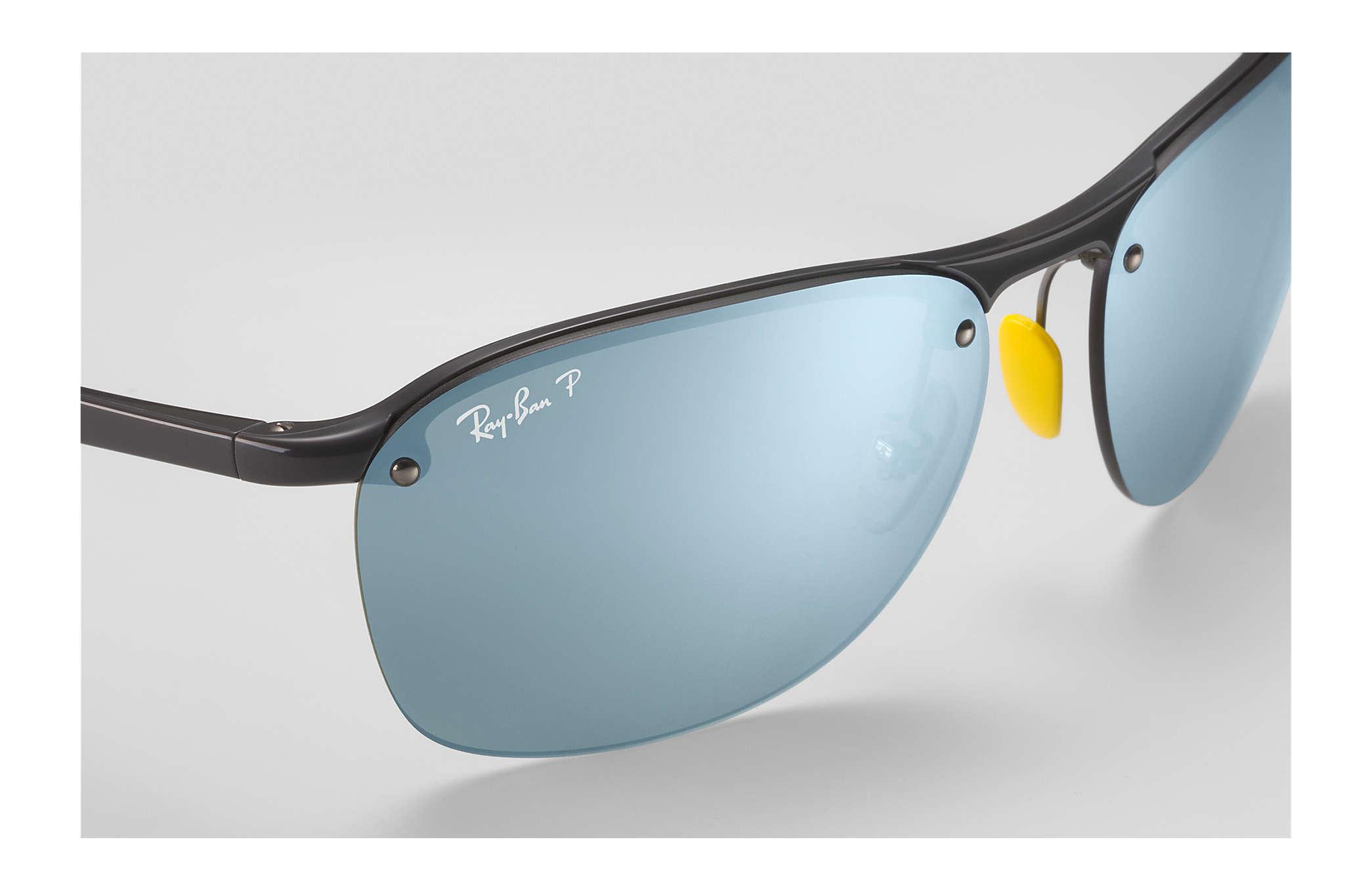 Ray-Ban Scuderia Ferrari Collection Rb4302m in Grey; Grey,Yellow/Silver ...