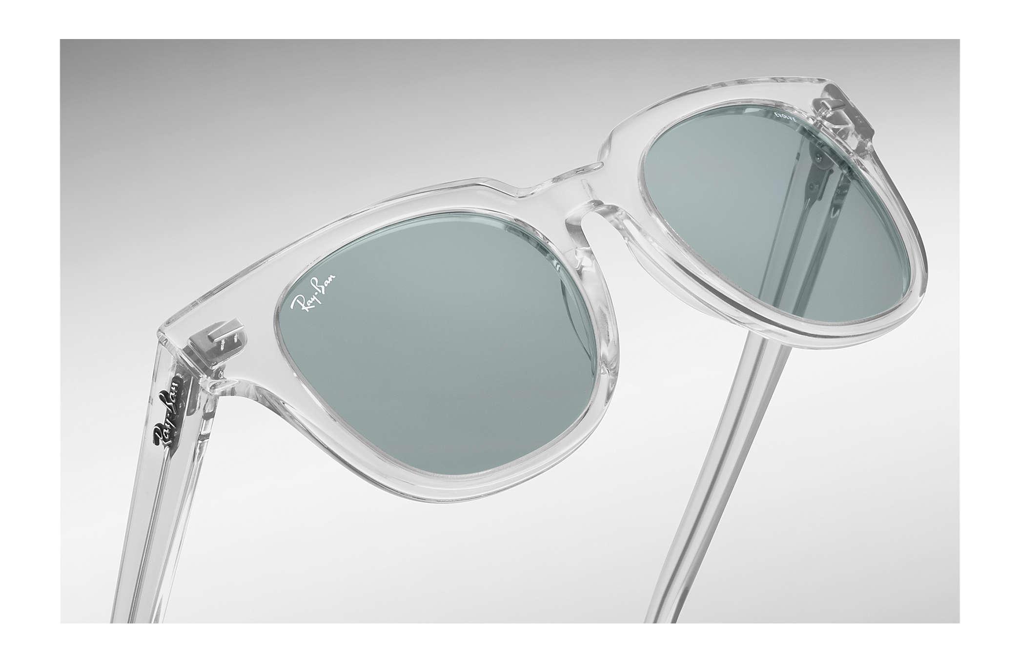 Ray-Ban Meteor Washed Evolve Sunglasses Lenses in Transparent (Metallic ...