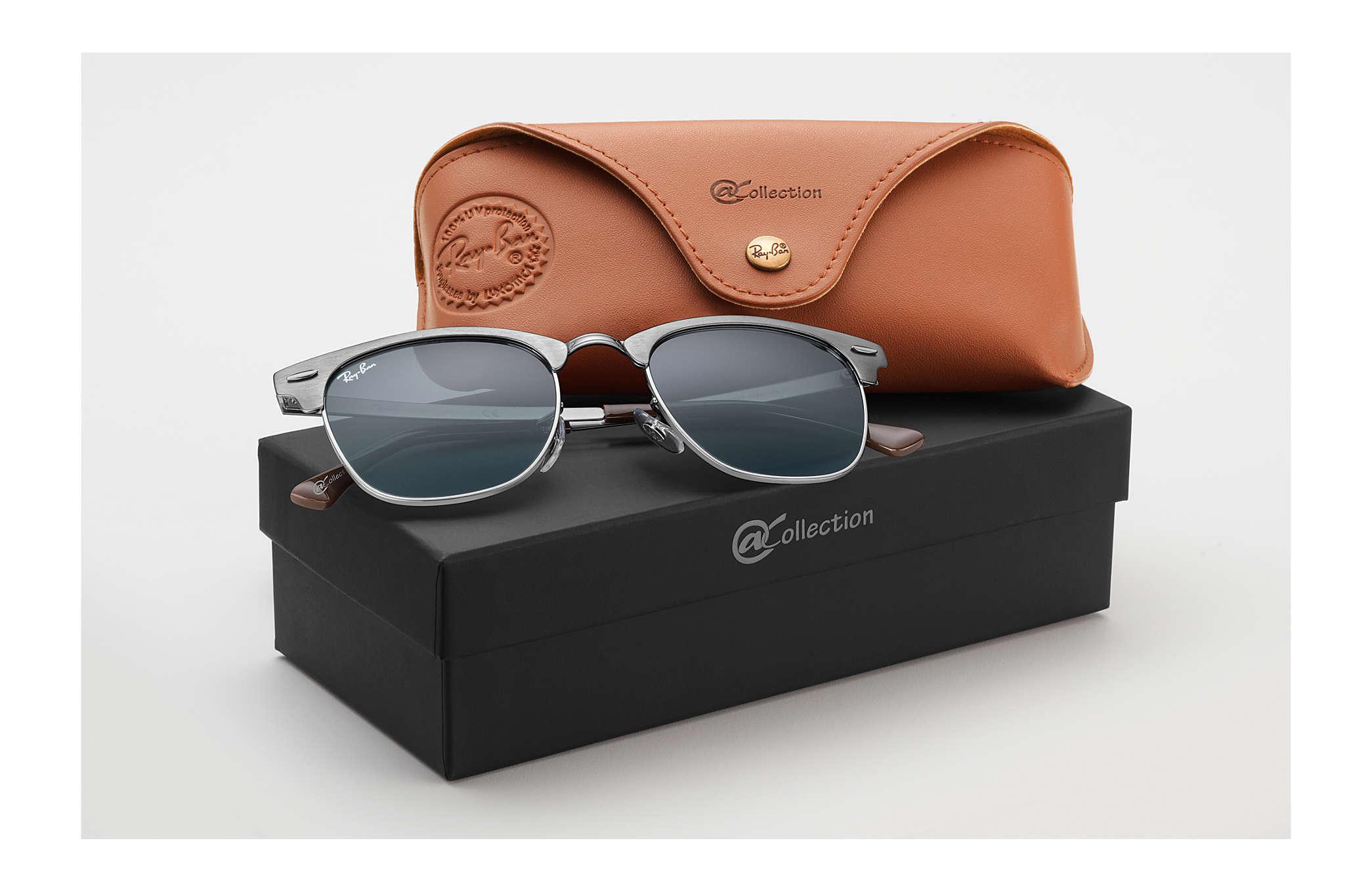 Ray Ban Clubmaster Aluminum Gunmetal