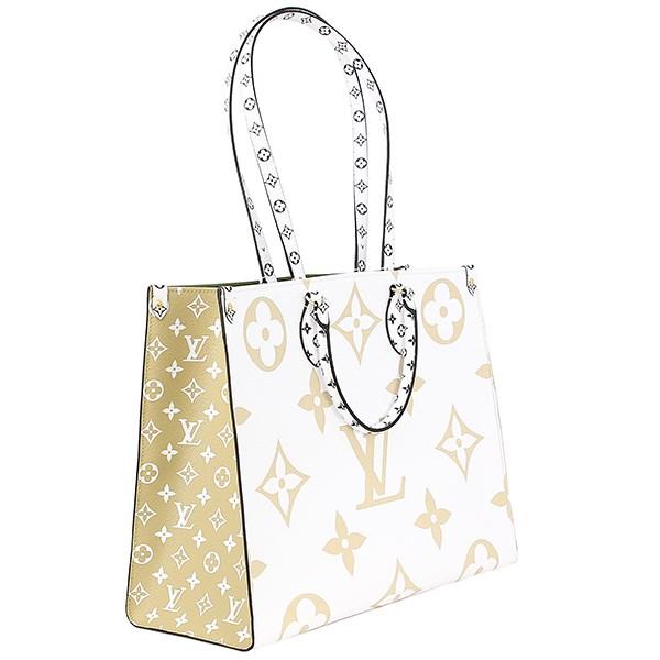 Louis Vuitton Onthego Monogram Giant Khaki Green/white | semashow.com