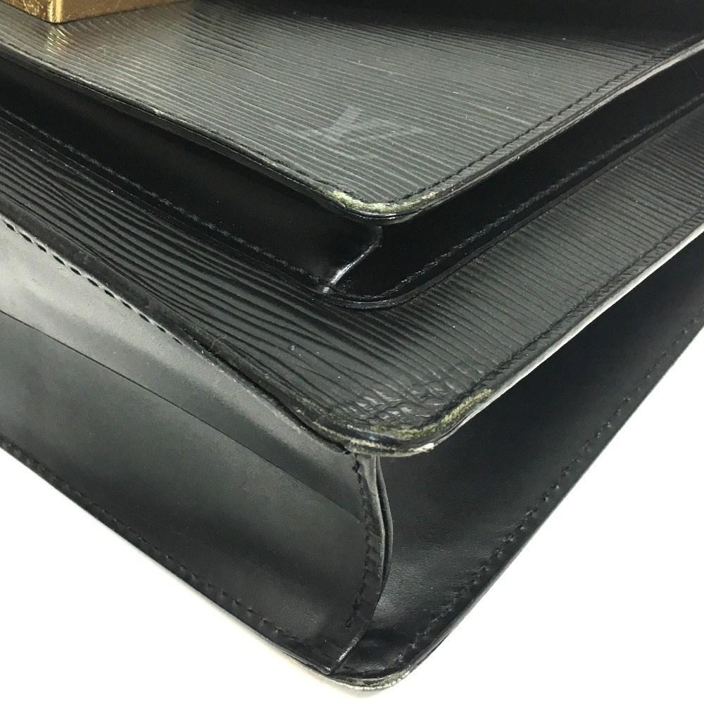 Louis Vuitton Black Epi Leather Monceau 28 Bag | semashow.com