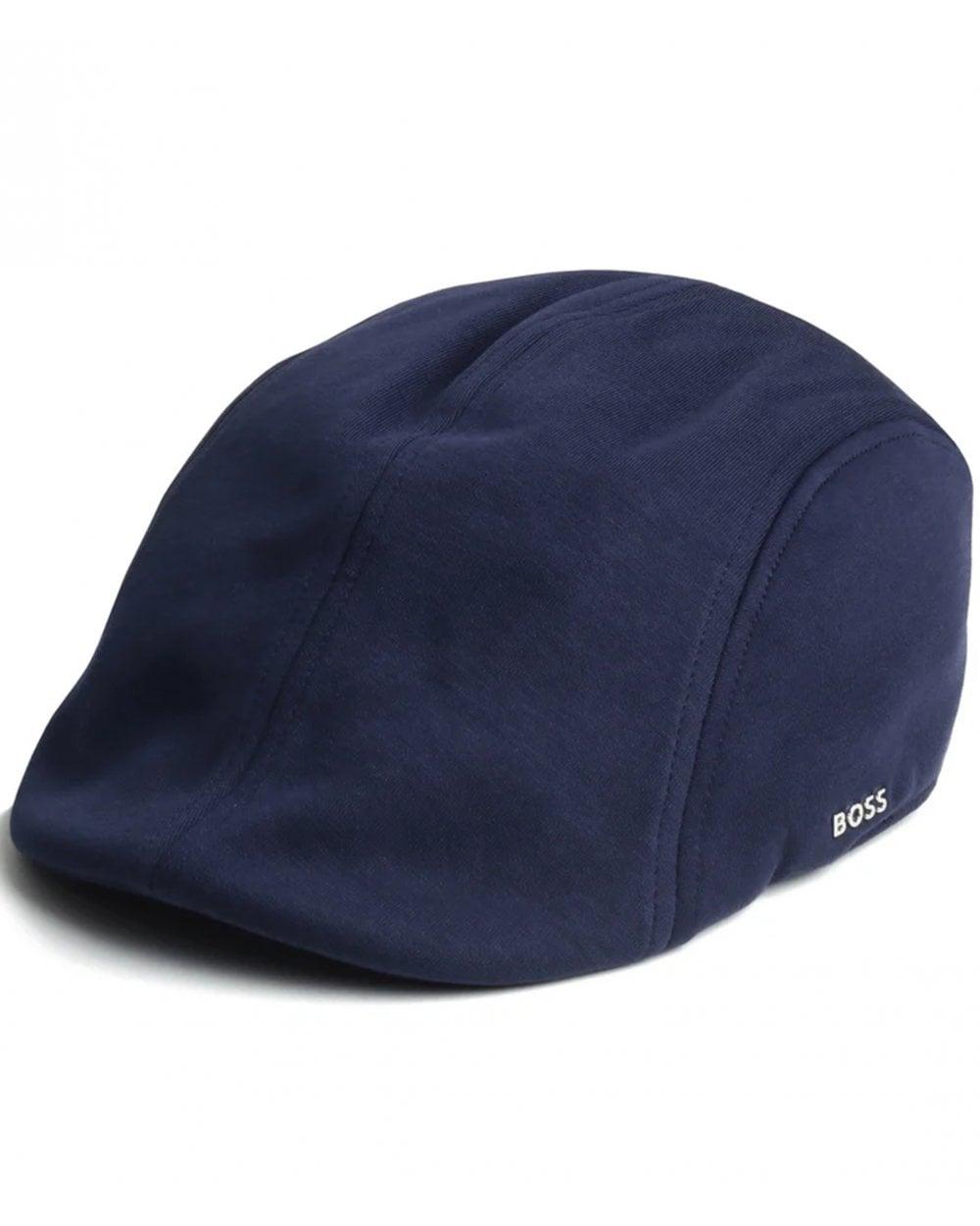 BOSS Tray Flat Cap Navy in Blue for Men | Lyst UK