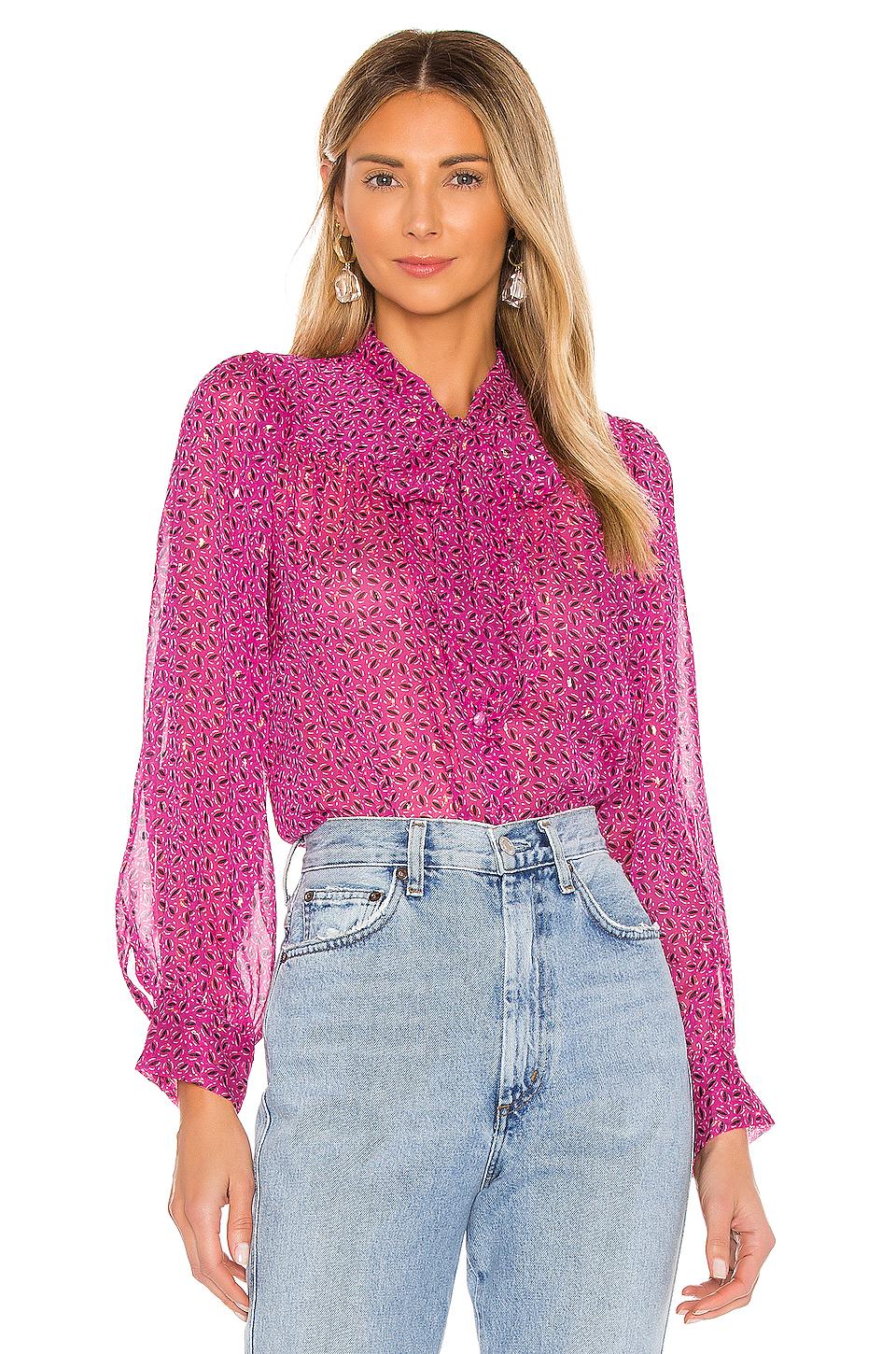 Sabina Musayev Seychelles Top in Pink Print (Pink) - Lyst
