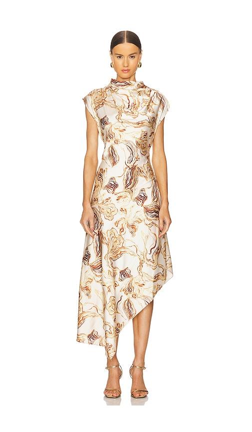 MISA Los Angles Sally Dress in White | Lyst