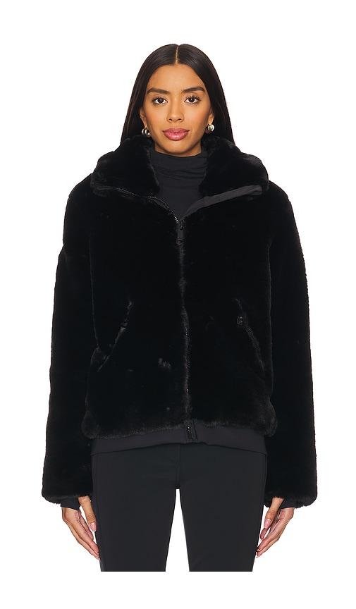 Sam. Nicole Faux Fur Jacket in Black | Lyst UK