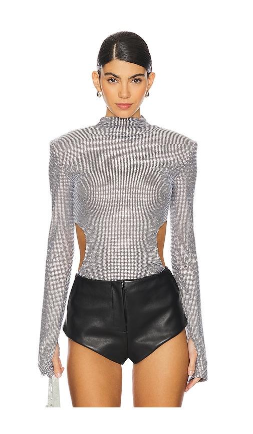 Bronx and Banco Alicia Bodysuit in Metallic | Lyst
