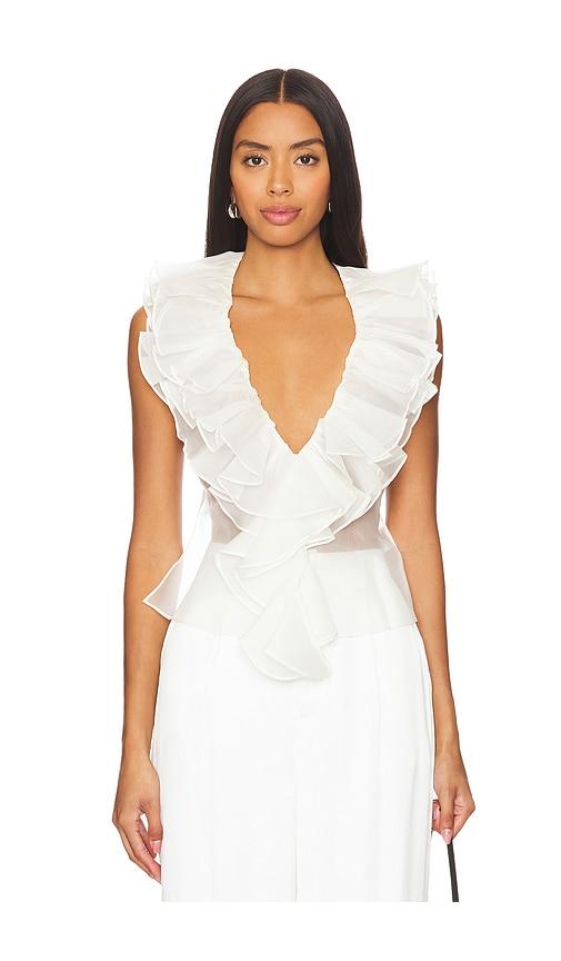 retroféte Emeline Top in White | Lyst