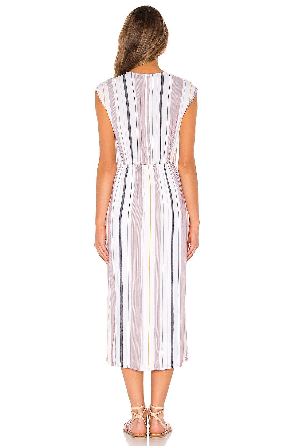 Tavik Synthetic Jude Dress in White & Berry Stripe (White) - Lyst