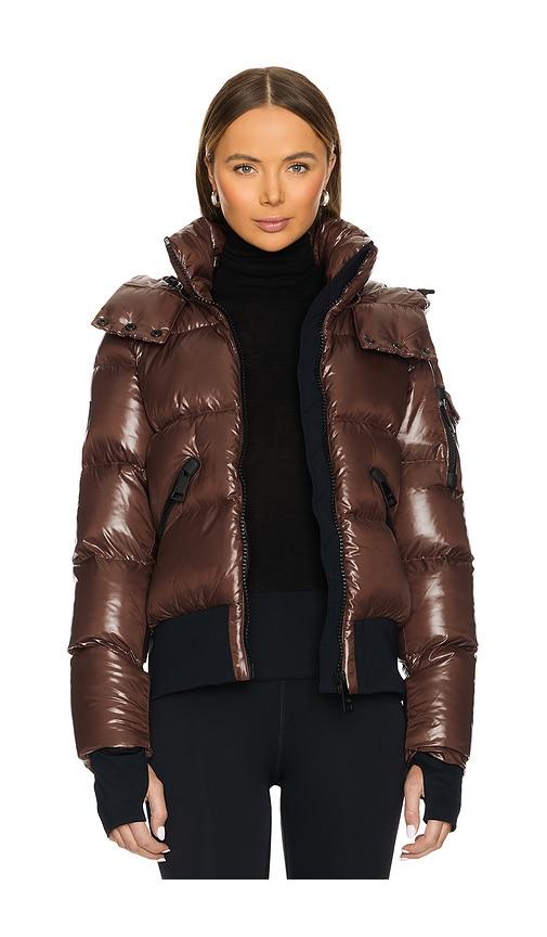 Sam. Lumi Puffer Jacket in Brown | Lyst