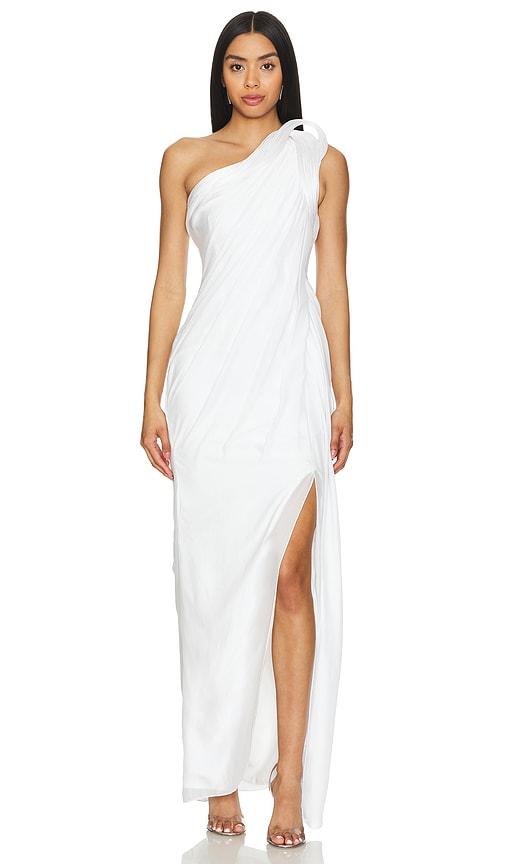 Gaurav Gupta Toga Draped Gown in White | Lyst