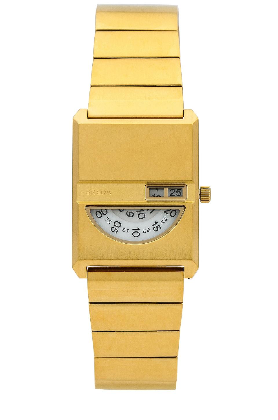 Breda Pulse Tandem Watch in Yellow | Lyst