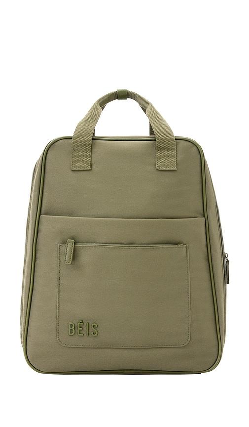 BEIS The Expandable Backpack in Green | Lyst